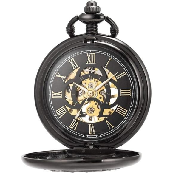 Accessories | Mechanical Pocket Watch For Men Women Dragon And Phoenix ...